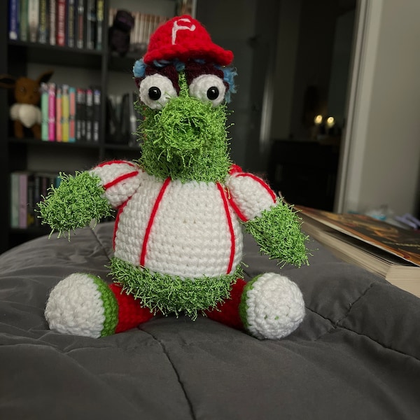 Philadelphia Phillies Phanatic Inspired - Learn How to Crochet ...