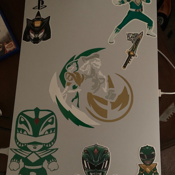 Green Power Ranger, Green Power Ranger Sticker, Vinyl Sticker ...