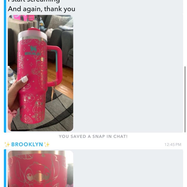 Customized Tumbler With Handle, Laser Engraved Spooky Design, Stainless ...