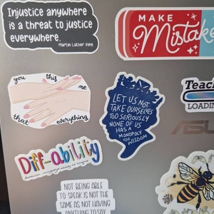 Make Mistakes Eraser Vinyl Sticker Sketchbook Bullet Journal - Etsy