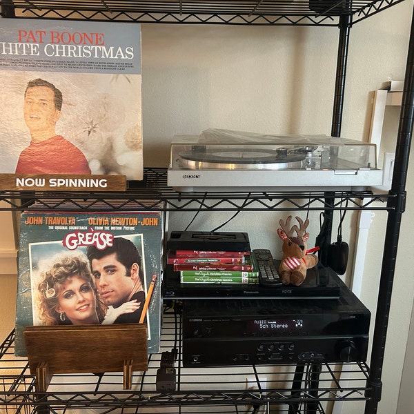 Vinyl Record Album Storage Display Rack (medium Front) - Etsy