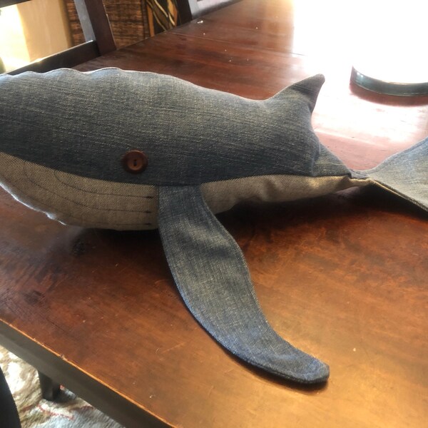 PDF Sewing Pattern Tutorial Large Upcycled Denim Stuffed Animal Cat ...