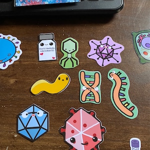 Cute DNA Babies Digital Downloads PNG JPEG Histone Crispr Transcription ...