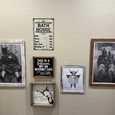 Toilet Paper Sign Text Me If You Run Out of Toilet Paper - Etsy