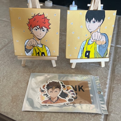 Handmade Manga Anime Canvas Painting - Etsy