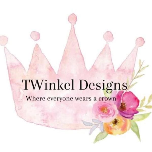 Princess Crown, Florals Watercolor Flowers, Clip Art, Png Hand Painted ...