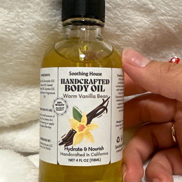 Handcrafted Sweet Mango Multi-use Body Oil for Smooth and Silky Skin ...
