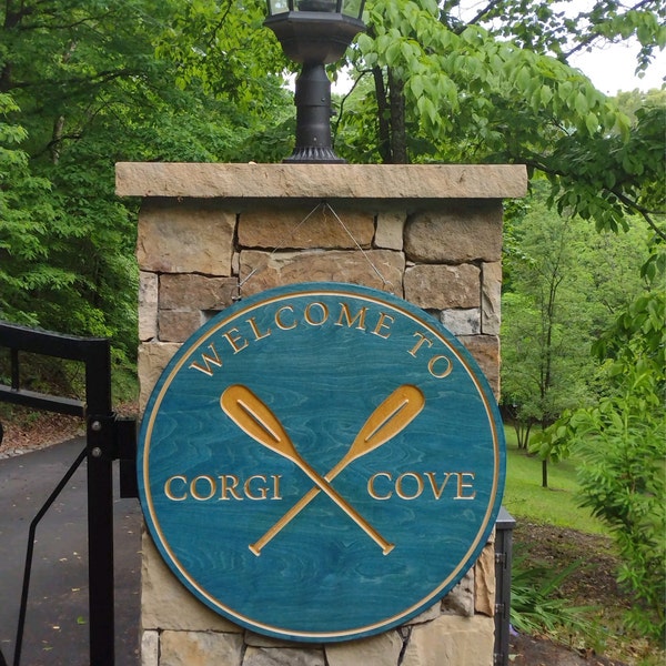 Lake House Sign | Lake Gifts | Family Lake House | Custom Wood Sign ...
