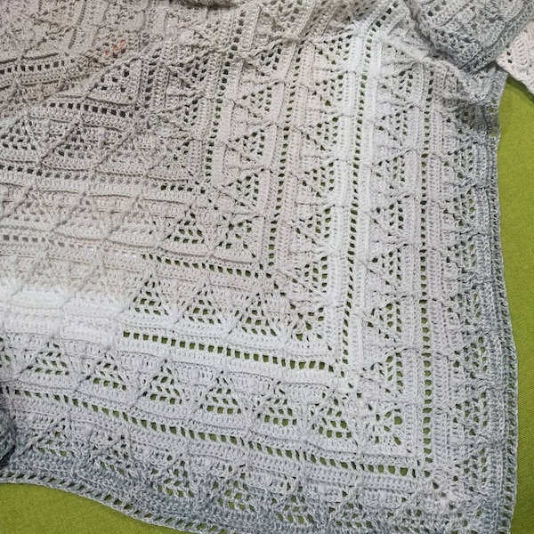 Crochet Pattern, Crochet Triangle Pattern, Triangle Pattern, Digital ...