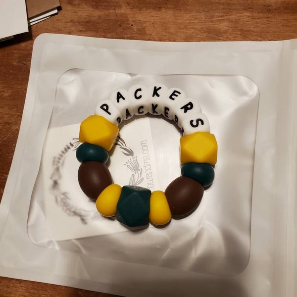 Green Bay Packers Toy Collection - Pacifier Clip - Rattle - Go Pack Go ...