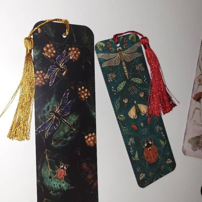 LADYBUG Bookmark Illustrated Green Bookmark Insect Lover Book Lover ...