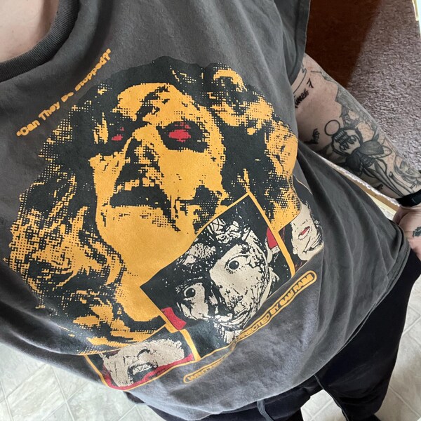 70s Horror Movie Shirt, Retro Exorcism Graphic T-shirt, 70s Movie ...