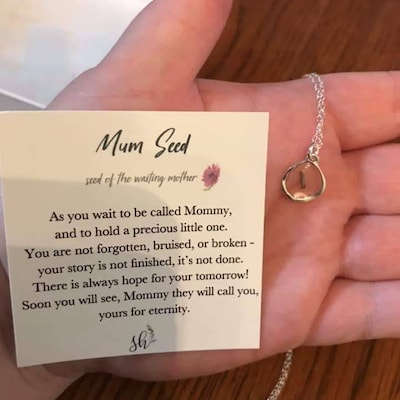 Gift for Infertility. Necklace for IVF. Gift for IVF. Fertility ...