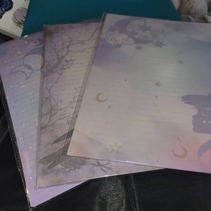 Wolf Forest Writing Paper Set Wolf Stationery Paper Letter Paper Forest ...