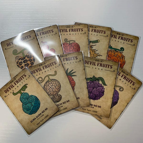 Custom Devil Fruits DON Cards: One Piece TCG Fanart Set - Etsy