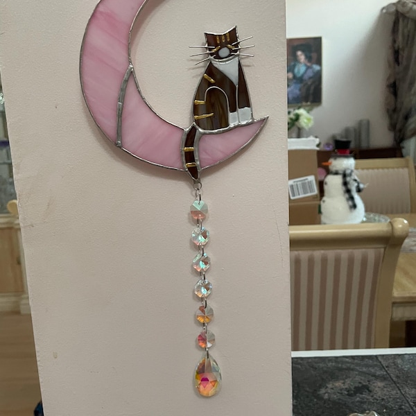 Spider Web Stained Glass Spider With Web Sun Catcher Window Hangings ...