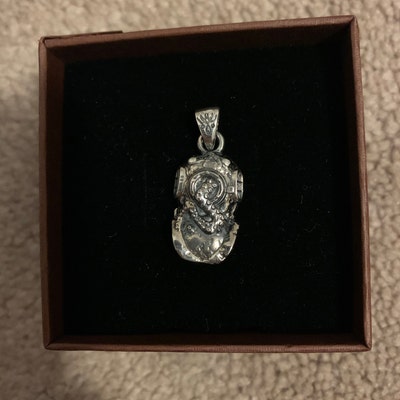 Silver Diving Suit Pendant Atmospheric Diving Suit Diver - Etsy