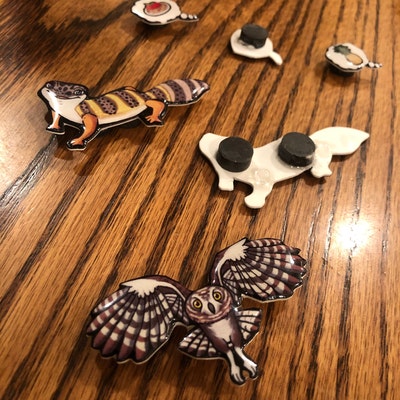 Leopard Gecko Magnet: Gift for Lizard Lovers, Loss Memorial, Vet Techs ...