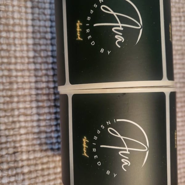 Rectangle Labels Custom Printed Stickers on a Roll Matte or Gloss ...