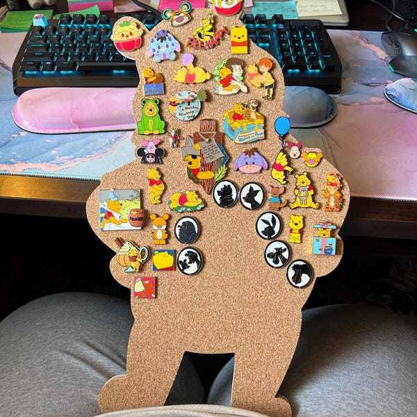 Winnie the Pooh Pin Board, Winnie the Pooh Pin Display, Winnie the Pooh ...