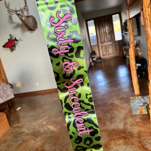 Senior Sashes, Cheer Sashes, Customized Sash for Any Occasion, Glitter ...