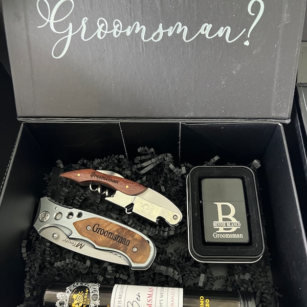 Best Man Gift, Personalized Best Man Gift, Personalized Lighter, Custom ...
