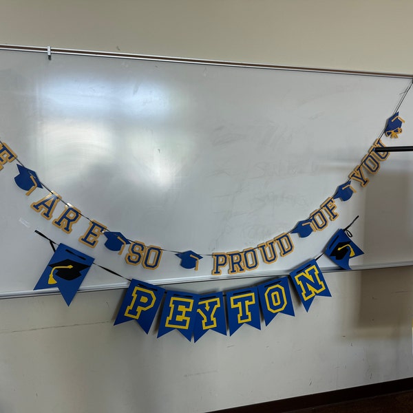 Graduation Banner Large Graduation Banner With Varsity Letters Perfect ...