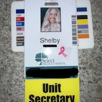 FLACC Pain Scale Horizontal Badge Card Accessory for Nurse Paramedic ...