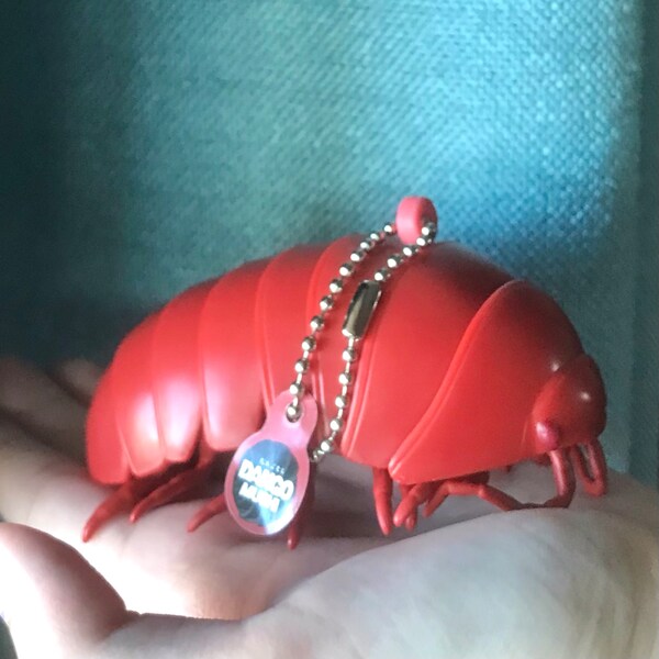 Plastic Pill Bug Roly Poly Insect Potato Bug Isopod KEYCHAIN Figure W ...