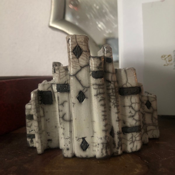 Raku Mini Book Shelves by Nathalie Hamill - Etsy