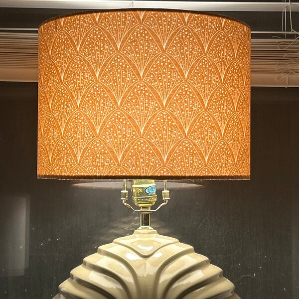 Orange Contemporary Design Lampshade, Ceiling or Table Lamp Shade ...