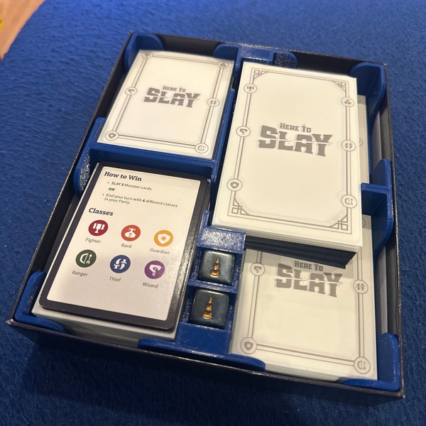 Here to Slay Insert for Sleeved & Standard Cards for KSE kickstarter ...