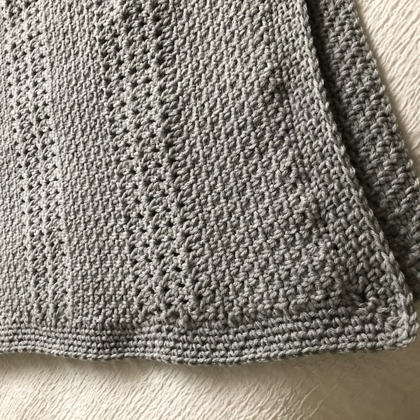 Crochet Throw Blanket Pattern, Baby Blanket Crochet Pattern, Simple ...