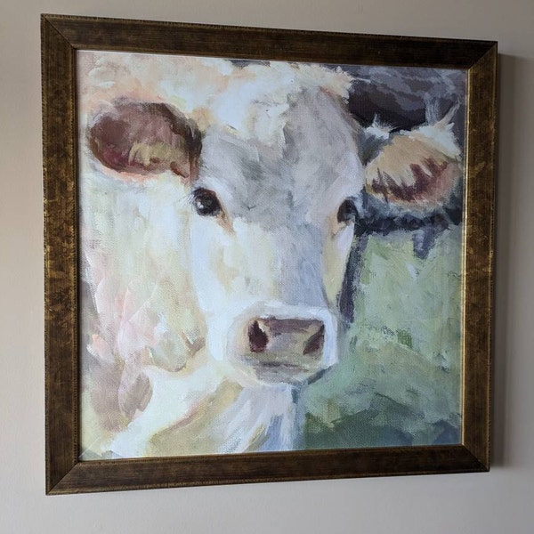 Angus Cow Print, Angus Calf Print Print, Nursery Calf Print, Black ...