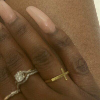 14K Solid Gold Mobius Ring, 925 Sterling Silver Mobius Ring, Mobius ...