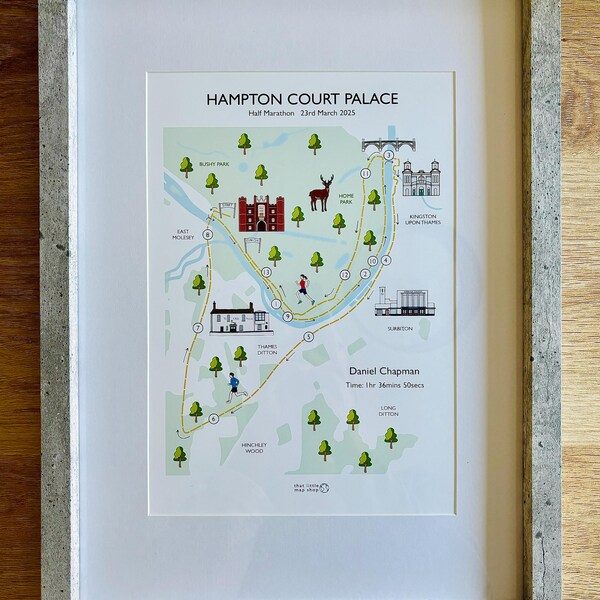 Surrey Map - Illustrated Map of Surrey - Surrey Map Illustration ...