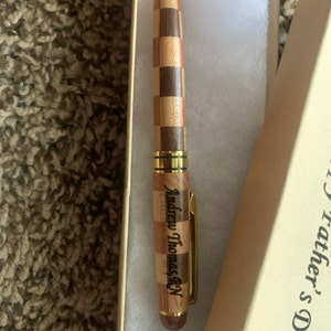 PERSONALIZED Exotic NATURAL Wood Pen Engraved Wooden Pens - Etsy