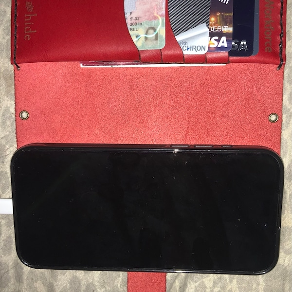 Leather Double Phone Case, Dual Phone Case for Work and Personal - Etsy