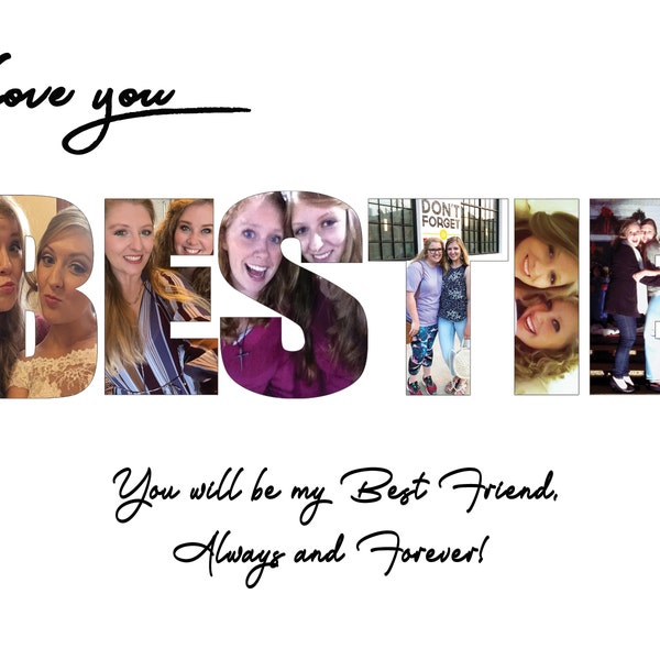 Personalized Gift Ideas for Teacher, Editable Teacher Photo Collage ...