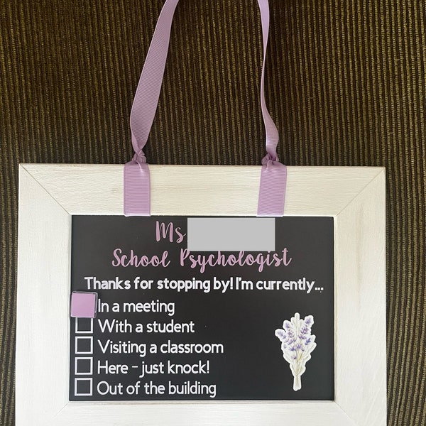 School Psych Door Sign,school Psych Location Sign,where is the School ...