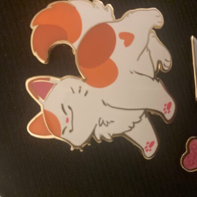 Calico Cat Hard Enamel Magnetic Pin Set Fun & Interchangeable - Etsy