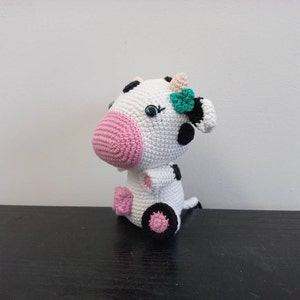 Cow Crochet Pattern Amigurumi Tutorial DIY Animals Crochet Patterns ...