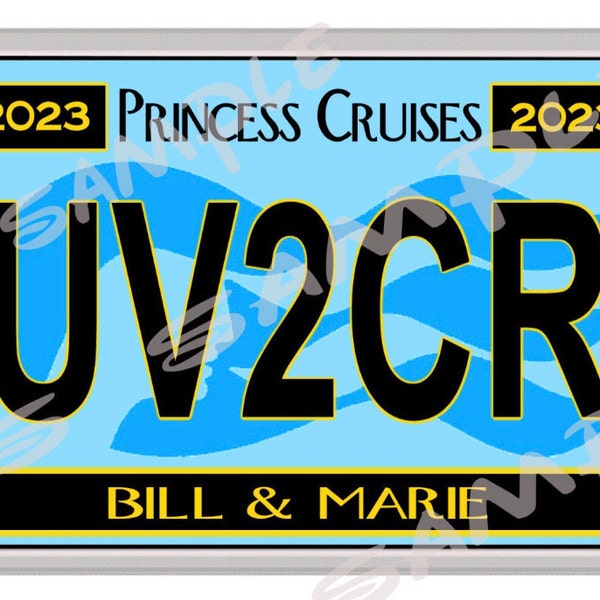 Princess World Cruise 2025 MAP MAGNET (revised) - Custom Made - Etsy UK