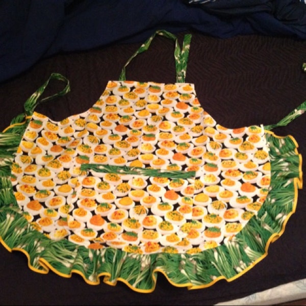 Coffee Apron for Women / Retro Apron With Ground Coffee With Stripes ...