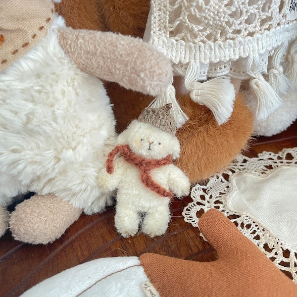 Miniature Lamb,wool Stem Sheep for Ob11 1/6 Bjd Doll Like Blythe/yosd ...