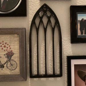 Farmhouse Church Window Distress Gothic Window Wall Decor Wooden Wood ...