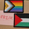Progress Pride Flag Embroidered Patch LGBT Gay Queer Trans Hook and Loop, Iron-on & Sew-on ...