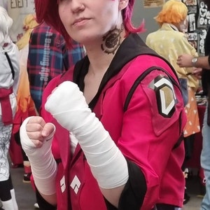 Vi Temporary Tattoo Realistic Neck and Face Tattoo Set Vi Cosplay ...