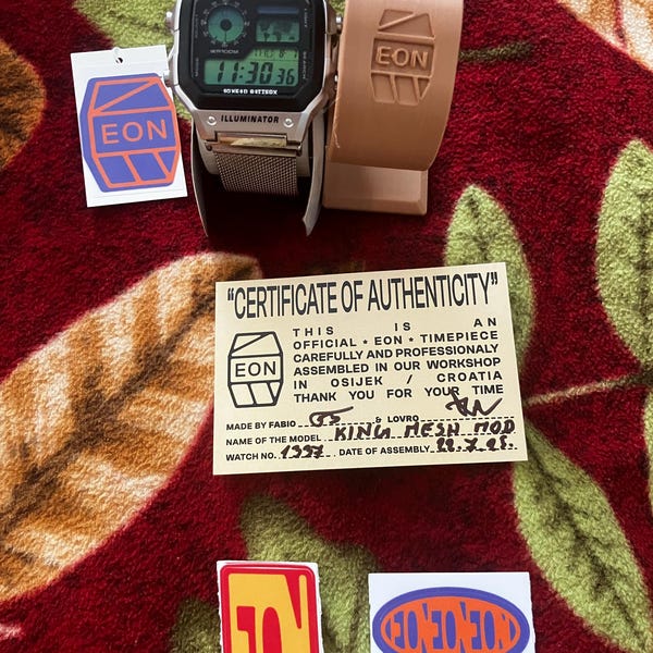 Tactical Sunset – Modified Watch Based on Original Casio AE-1200 ...