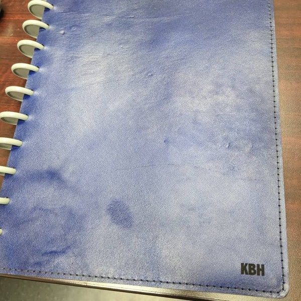 Leather Personalized Discbound Planner Cover - Etsy